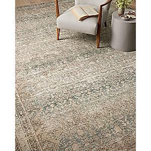 Loloi Angela Rose x Loloi Aubrey Collection AUB-03 Jade/Natural 2'-3" x 3'-9" Accent Rug