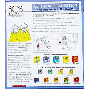 BOB Books SIGHT WORDS COLLECTION Book Box Set [Kindergarten & First Grade]