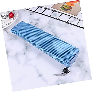 Cabilock Box Holder Net Color Cutlery Case Chopsticks Home for Bag Reusable Tableware Flatware Wheat Chopstick Outdoors Stationery Friendly Black Spoon Straw Fork Desktop Dinnerware