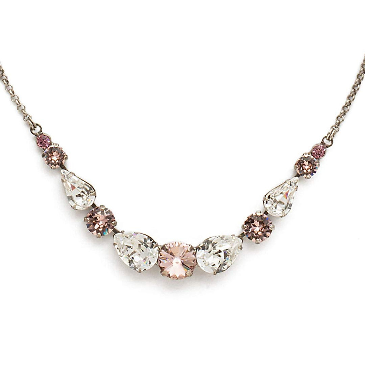 Sorrelli Crystal Rose Polished Pear Necklace