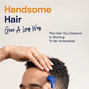 Derma Roller for Face - Beard Roller for Men - Scalp Roller for Men - Microneedle Roller - 0.3mm - Carrying Case Included - Skin Micro Needling Roller For HIM