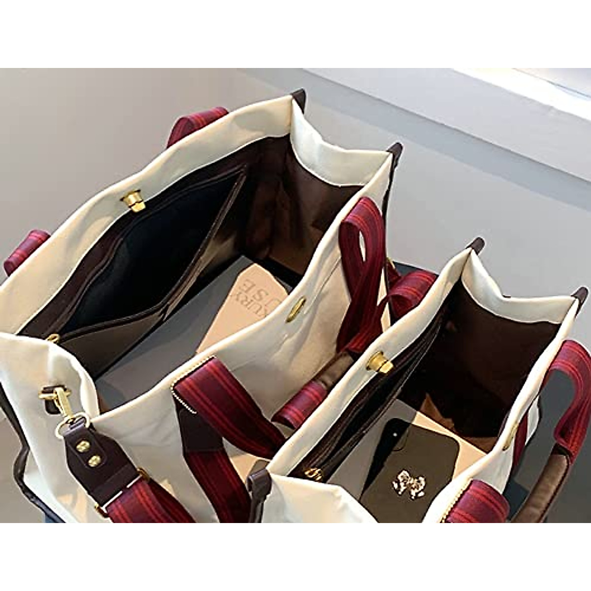 Women Tote Bag Canvas Shoulder Bag Satchel Hobo Handbag Fashion Crossbody Bag Purse Vintage Handbag Casual Small