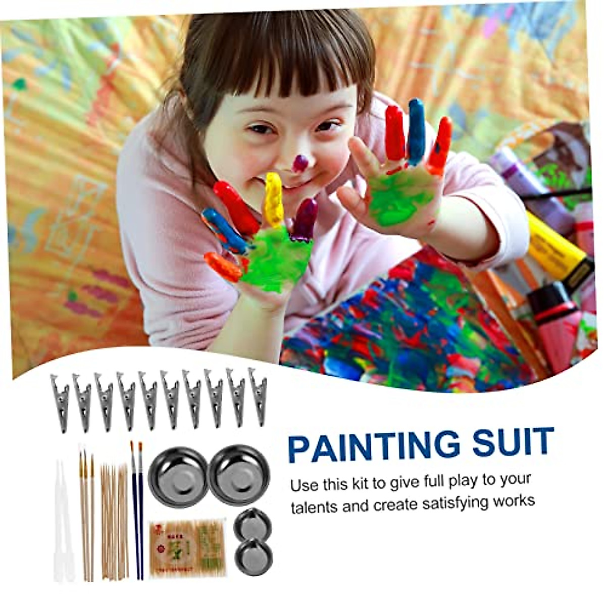 ibasenice 6 Sets Model Coloring Kit Ml Dropper for Liquids Pen Kits Chalk Set Artists Case Small Enamel Paint Brush Toy Model Spray Kit Models Craft Spraying Tool Model Craft Spray Kit Child