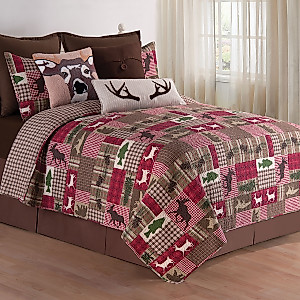 C&F Home Sleepy Forest Deer Antler Lumbar Tufted Pillow Decor Decoration Fall Throw Pillow for Couch Chair Living Room Bedroom 12 x 24 Tan