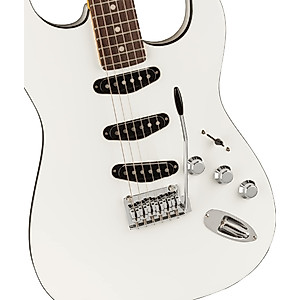 Fender Aerodyne Special Stratocaster Electric Guitar, with 2-Year Warranty, Bright White, Rosewood Fingerboard