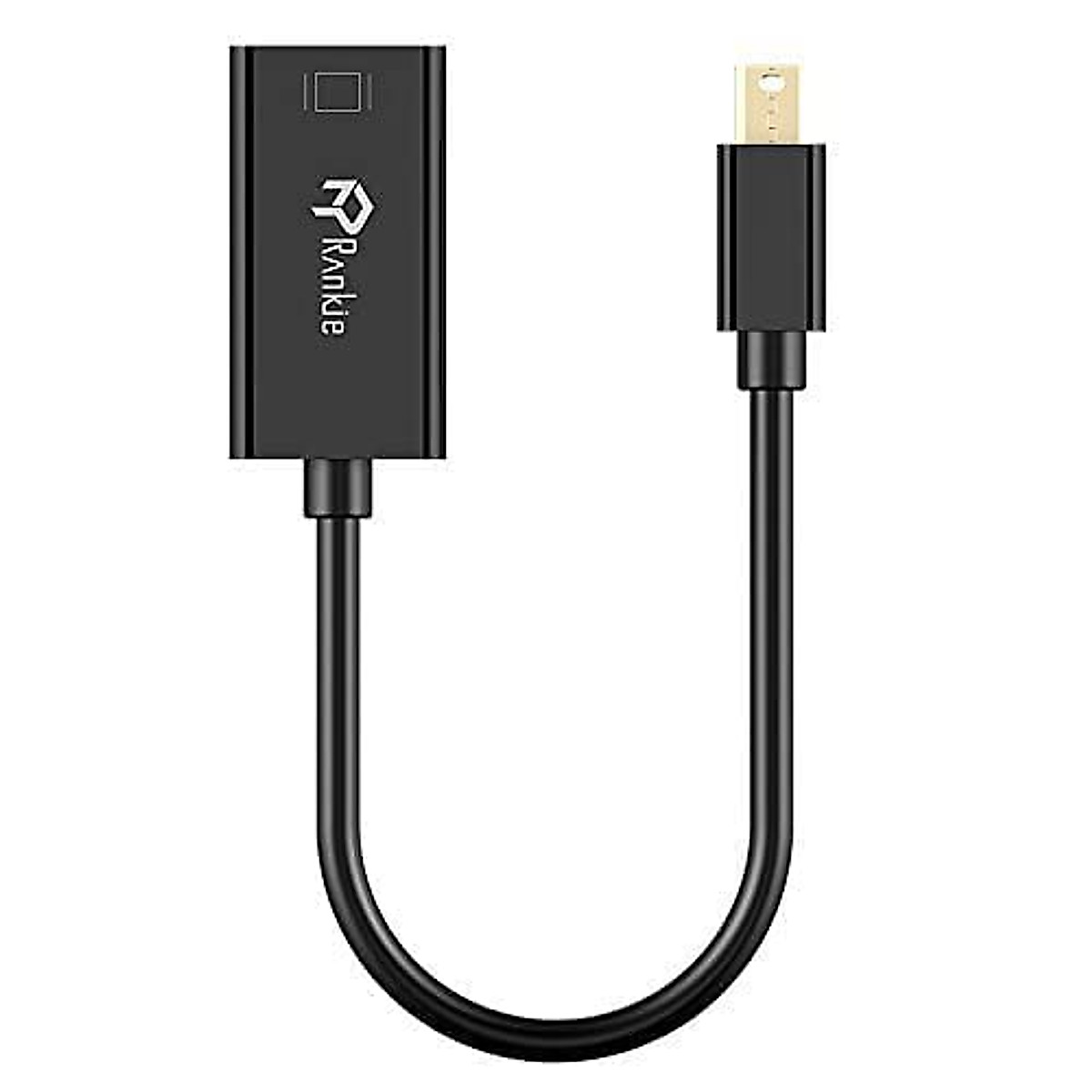 Rankie Mini DisplayPort (Mini DP) (Thunderbolt) to HDMI Adapter (Black)