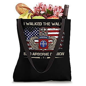 I Walked The Walk 82nd Airborne Division Tote Bag