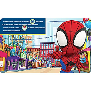 Marvel Spider-man - Spidey and His Amazing Friends - Go-Webs-Go! Interactive Book and 5-Sound Wristband - PI Kids