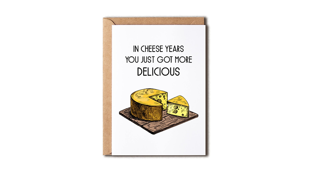 Cheesy Birthday Card - Perfect for Fun Celebrations