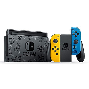 PURTCH Newest Switch w/Yellow & Blue controllers Wildcat Bundle(2000 V-Bucks and Code for Wildcat Bundle Included), 6.2" Touchscreen LCD Display, 802.11AC WiFi, Bluetooth 4