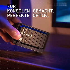 Western Digital 500GB D30 Game Drive SSD - Portable External Solid State Drive, Compatible with Playstation, Xbox, & PC, Up to 900MB/s - WDBATL5000ABK-WESN
