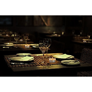 Tea Light Candles - 100 Bulk Pack - White Unscented Travel, Centerpiece, Decorative Candle - 4.5 Hour Burn Time - Pressed Wax - by Ner Mitzvah