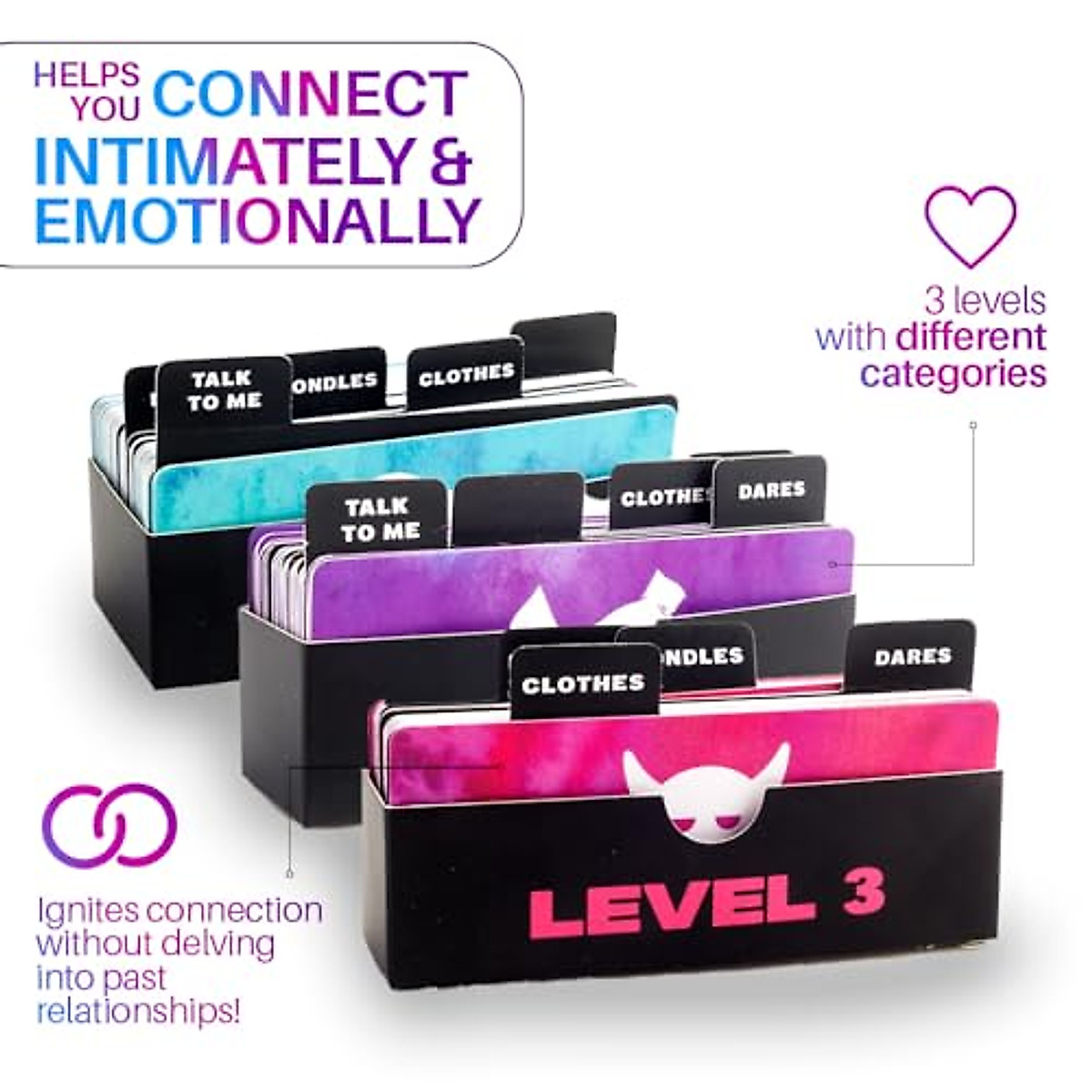 Why Not? Fun and Romantic Board Game for Couples - 170 Cards with Conversations Dares and More for 2 Players