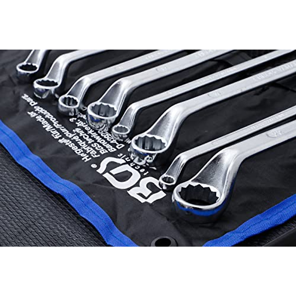 BGS 1209 | Double Ring Spanner Set | offset | 6 x 7-20 x 22 mm | 8 pcs.