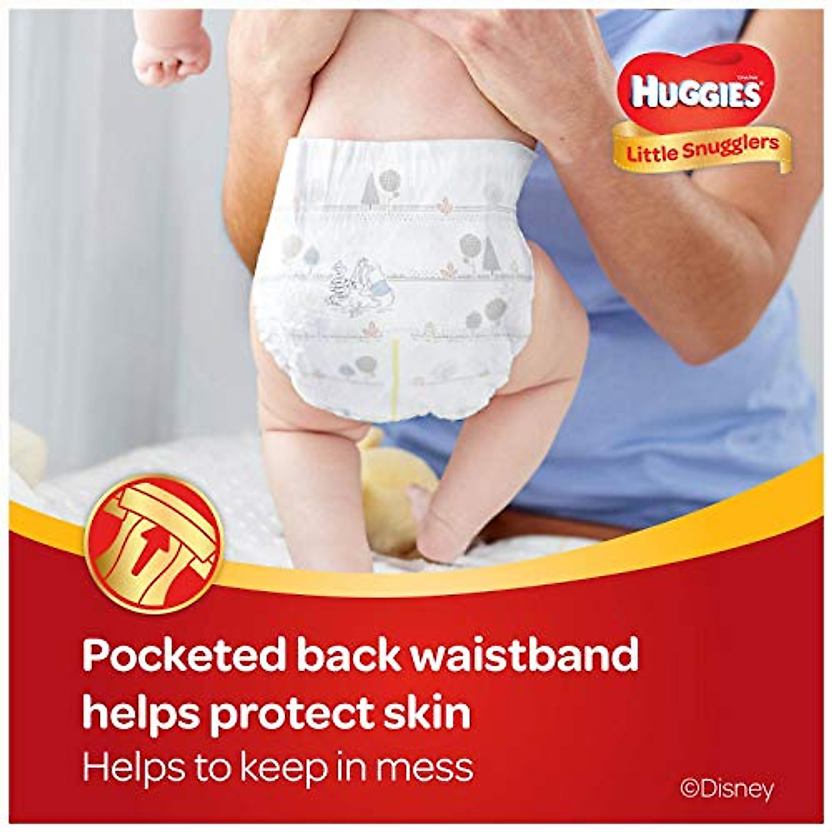 Huggies Little Snugglers Baby Diapers, Size 3, 124 Count, GIANT PACK (Packaging May Vary)