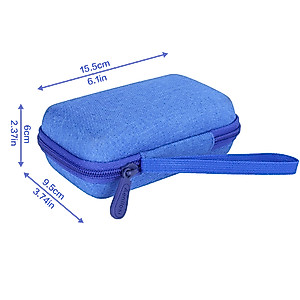 Aenllosi Hard Travel Case Replacment for Trovono/JAFATOY/GAMPLAE/Anyando/HIJJJPS Retro Game Handheld Console,Portable Video Games Systems Case,Mini Handheld Game Console Organizer(Blue,Case Only)