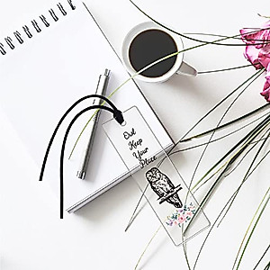 Thank You Gifts - Owl Keep Your Place Inspirational Bookmark Gifts, Friendship, Women Friends Coworkers Girls Lovers Daughter Gifts New Job Gifts for Her - Inspirational Bookmark