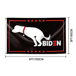 Aliurye--BIDEN Flag 3X5 FT，2 Sturdy Brass Buckles100%Polyester Not Easy To Fade. (black3)