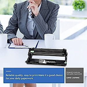 LOMENTICS High Yield DR223CL Drum Unit Compatible DR-223 Drum Replacement for Brother DR-223CL MFC-L3770CDW L3710CW L3750CDW L3730CDW HL-3210CW 3230CDW 3270CDW Printer (1 Pack, Black)