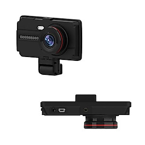 Dual HD Cameras for Car - Capture Front and Interior Views, High Definition Dual-Camera Dash Cam - Record Inside and Outside Your Car, Car Dash Cam with Dual Cameras, HD Recording, Front and Interior