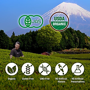 NAKANE TEA INC. Organic Green Tea Bags 100 Count, Matcha Blend Flavor, from Japan