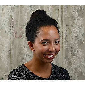 Small 14K Gold Huggie Hinged Hoop Earrings .50 Inch (13mm) (5mm Wide) (Yellow)