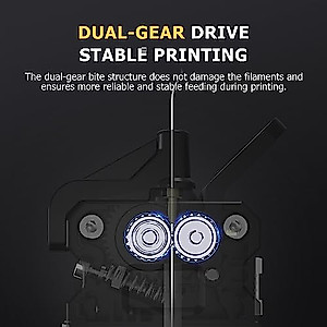 Official Creality Direct Drive Sprite Extruder SE Kit, Dual Gear Extruder with 5PCS d0.4mm MK Nozzles for Creality Ender 3/Ender 3 V2/Ender 3 Pro/Ender 5/Ender 5 Pro/Ender 5 Plus/CR 10 3D Printers