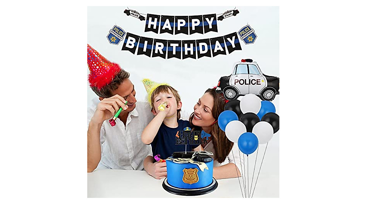 Police Birthday Decorations for Boys - Celebrate in Style