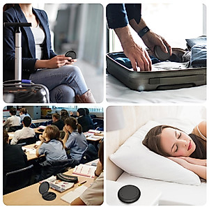 Annhua Denture Case Orthodontic Retainer Case with Vent Holes, Dental Mouthguard Container Aligner Case Slim with Magnetic Closure for Household|Travel|Office - Black