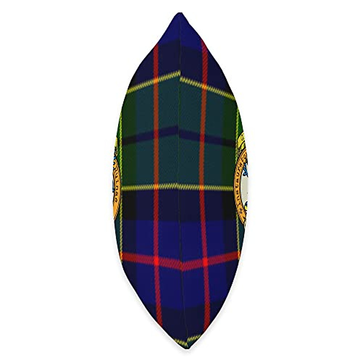 Bagtown Clans Forsyth Clan Scottish Crest and Tartan Throw Pillow, 16x16, Multicolor