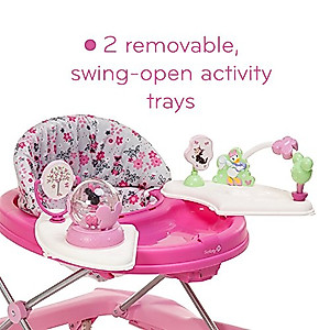 Disney Baby Minnie Mouse Music and Lights Baby Walker with Activity Tray (Garden Delight)