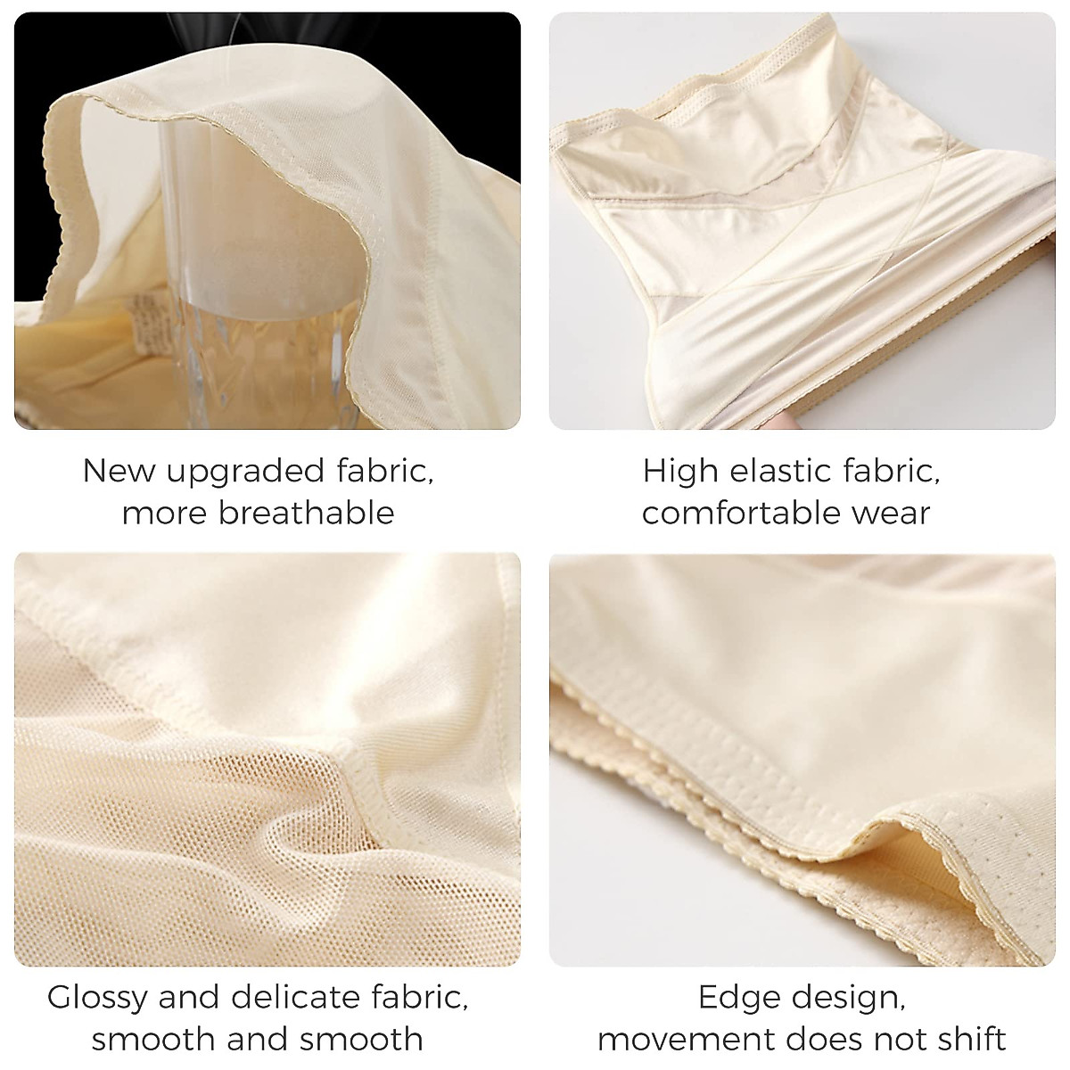 Abdominal Binder, 2Pack Thin Postpartum Belly, Body-Building Waist Band, Women,s Tummy Non-Curling (XXXL, Black)