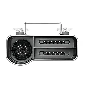 simplehuman Sink Caddy Sponge Holder, Brushed Stainless Steel