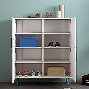 N/A Fashion Shoe Cabinet Simple Small Apartment Living Room Storage Creative Large Capacity
