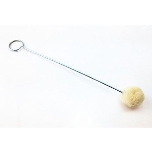 yueton Pack of 10 Wool Daubers with Metal Handle for Leather Dyes, Sealers