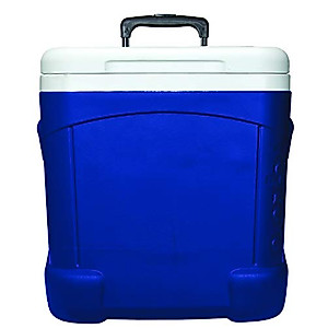 Igloo Ice Cube 60 Quart Roller Cooler , Ocean Blue