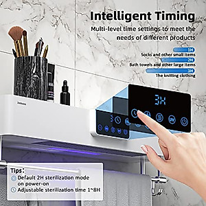 Towel Warmers for Bathroom,Zomhusea Intelligent Towel Dryer 500W Wall Mounted Drying Racks Home Hanging Racks Electric Heated Towel Racks for Pool,Laundry Room,Cloakroom