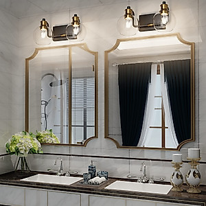 Tipace Clear Glass Globe Lamp Shades Replacement Lampshade for Light Fixture