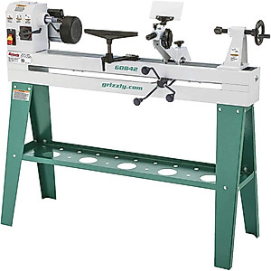 Grizzly Industrial G0842-14" x 37" Wood Lathe with Copy Attachment