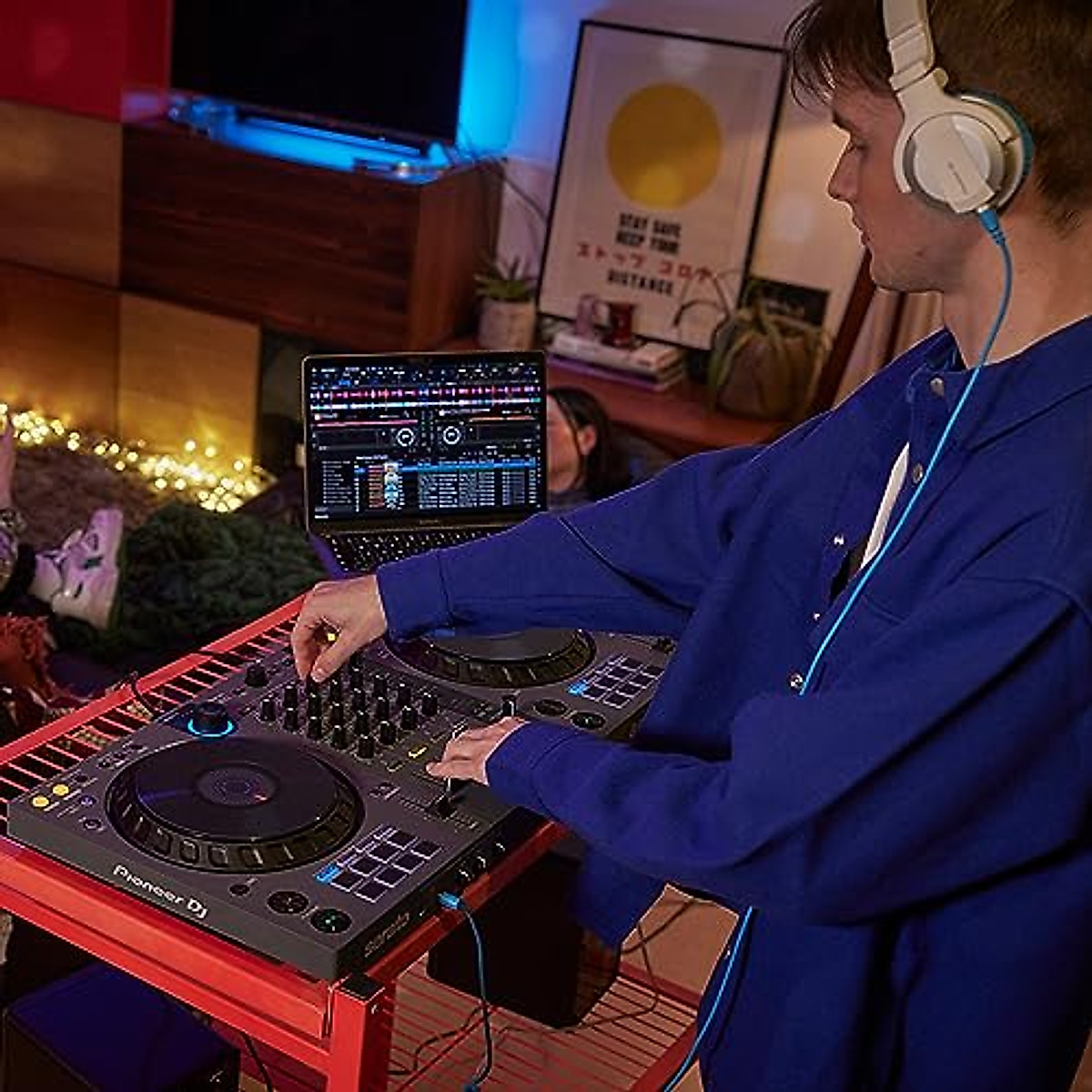 Pioneer DJ DDJ-FLX6-GT 4-deck Rekordbox and Serato DJ Controller - Graphite