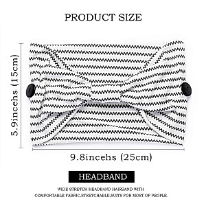 Olbye Leopard Button Headband Wide Elastic Nurse Head Bands Workout Yoga Sports Hair Band Non Slip Turban Headwrap Mask Ear Saver Sweatband Boho Hair Accessories for Women 4Pcs (#1 Leopard)