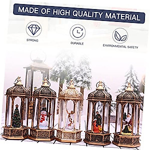 Abaodam Christmas Decor Christmas Lights Christmas Snow Globes Adornos para Mesa De Christmas Decorations Christmas Tabletop Lights Decorative Christmas Lantern Xmas Light