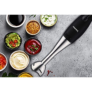 Courant Immersion Hand Blender with 200 Watt Easy to Clean Stick Blender Blends, Purees, Crushes Ice