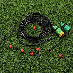 SUCOHANS 200ft 1/4 inch Blank Distribution Tubing Drip Irrigation Hose Garden Watering Tube Line,Drip Line,Drip Irrigation,Tubing Drip Tube