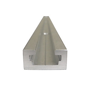 24" Aluminum T Track 3/4" by 3/8" Slot, Accepts 1/4" Hex Bolts, 1/4" or 5/16" T Bolts, Countersunk Holes Every 6" 112110