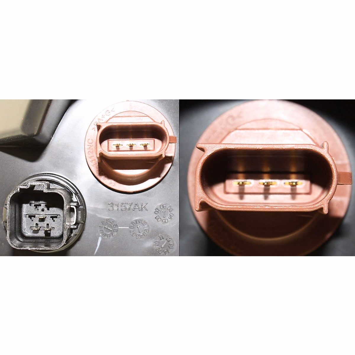 Evan Fischer Headlight Set Compatible with 2005-2007 Ford Focus Left Driver and Right Passenger Side Halogen With bulb(s)