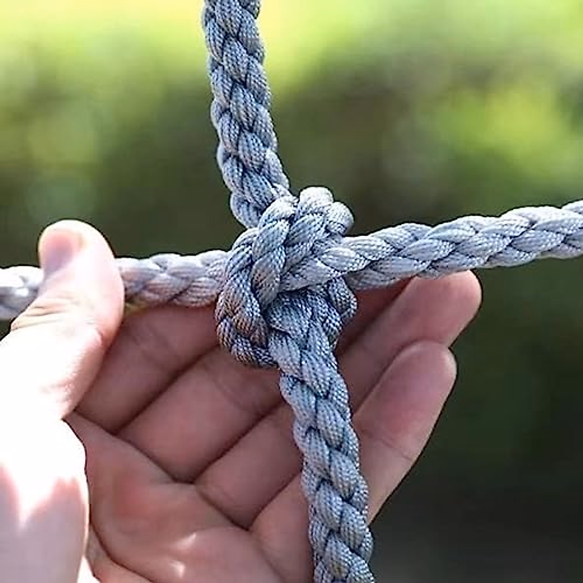 Outdoor Climbing Net for Kids Adults, Playground Cargo Net, Climbing Safety Net, Accessories for Tree Fort, Garden, Backyard Climbing Frame, Jungle Gym, Warrior Obstacle Course.(Size:1m*1m)