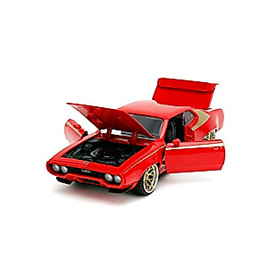 Big Time Muscle 1:24 1972 Plymouth GTX Die-Cast Car, Toys for Kids and Adults(Red)