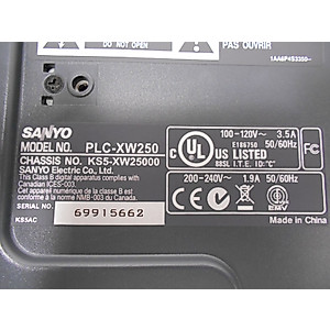 PLC-XW250 2600 Lumens 1024 x 768 XGA 500:1 Ultra-Portable LCD Multimedia Projector