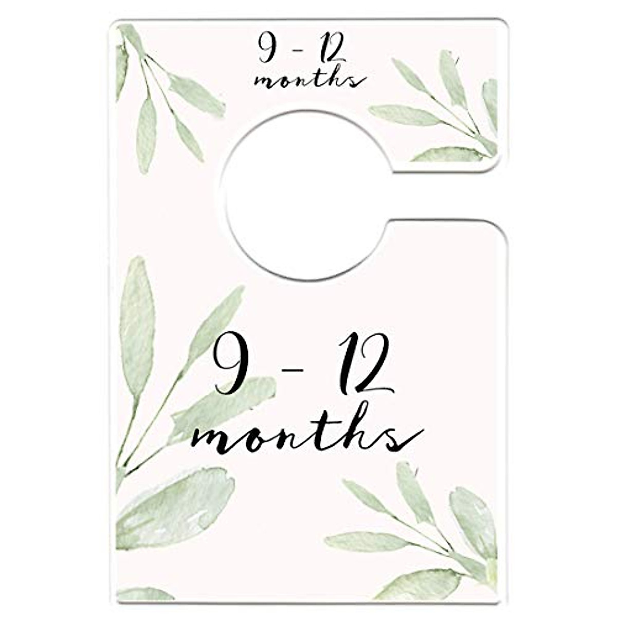 Mumsy Goose Nursery Closet Dividers Greenery Baby Clothes Dividers Botanical Closet Organizers